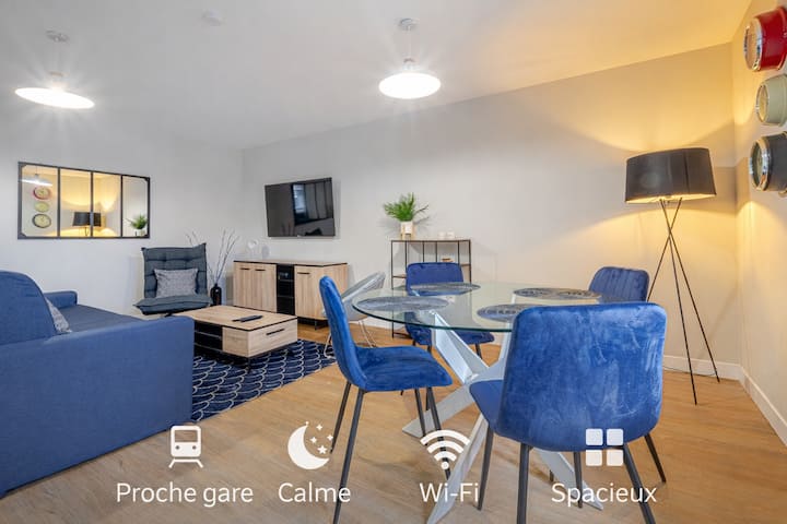 Le Bleu Est Roi, Proche Gare-calme-cosy - Limoges