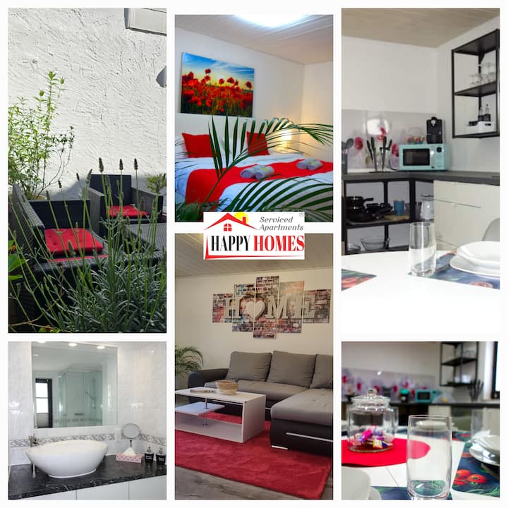 Happy-homes Red: Küche | Wlan | Netflix | Terrasse - Hammersbach