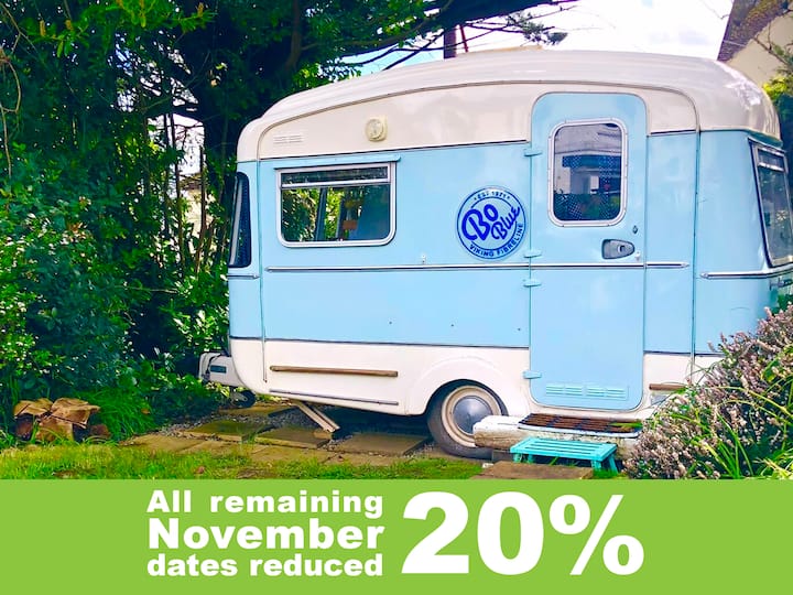 Unique Vintage Caravan Tiny Home - Bo Blue - Bideford