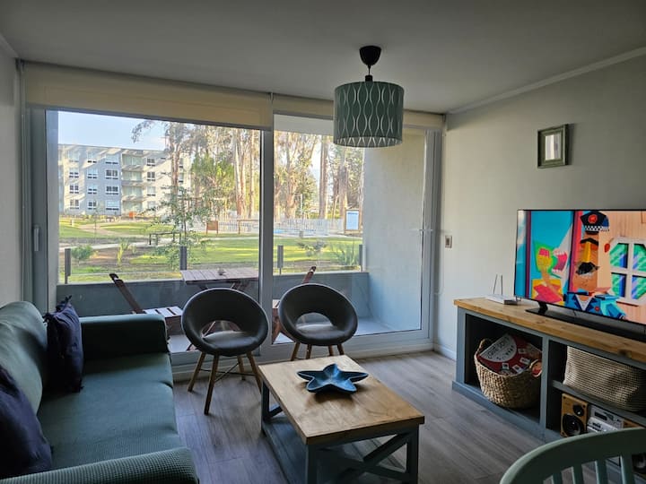 Excelente Depto En Punta Puyai - Papudo