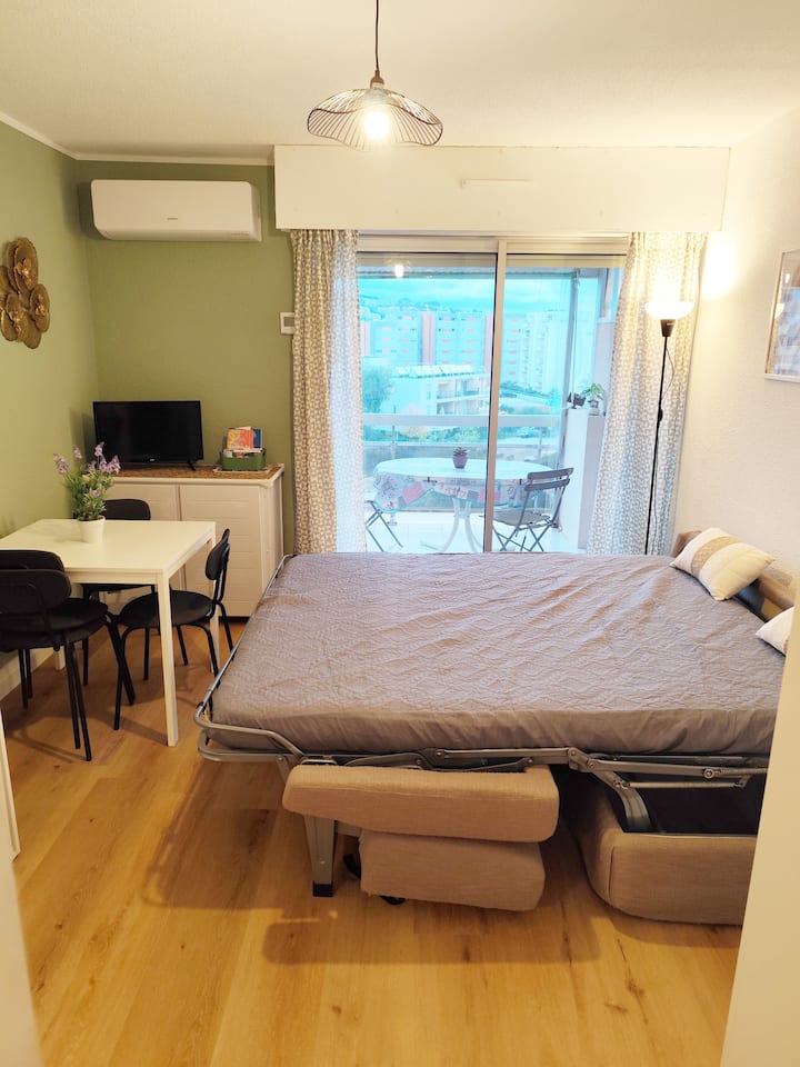 Studio 5 Min De La Plage• Parking Privé • 1 éToile - Le Lavandou