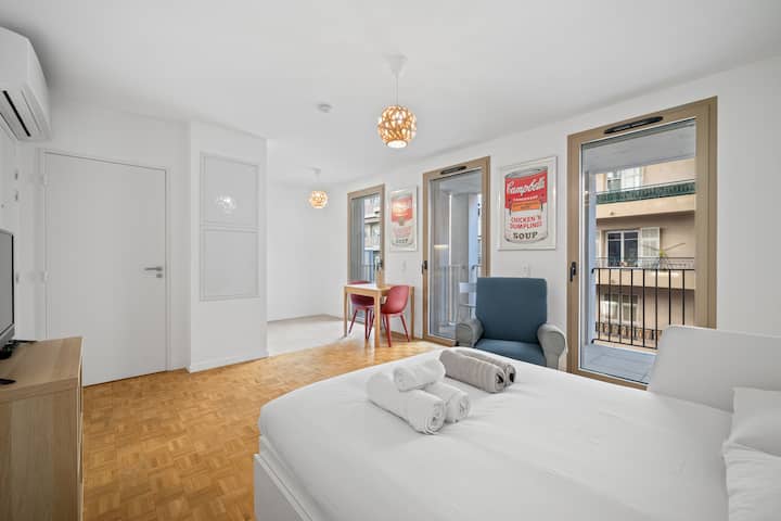 Appartement Moderne Et Lumineux Avec Terrasse - Niza