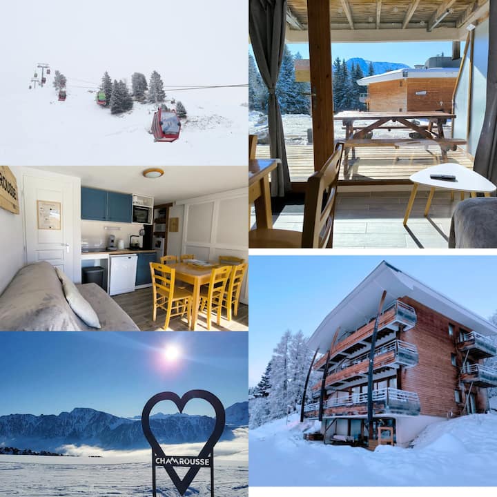 Bel Appartement Familial  Face  Montagne  3* - Isère