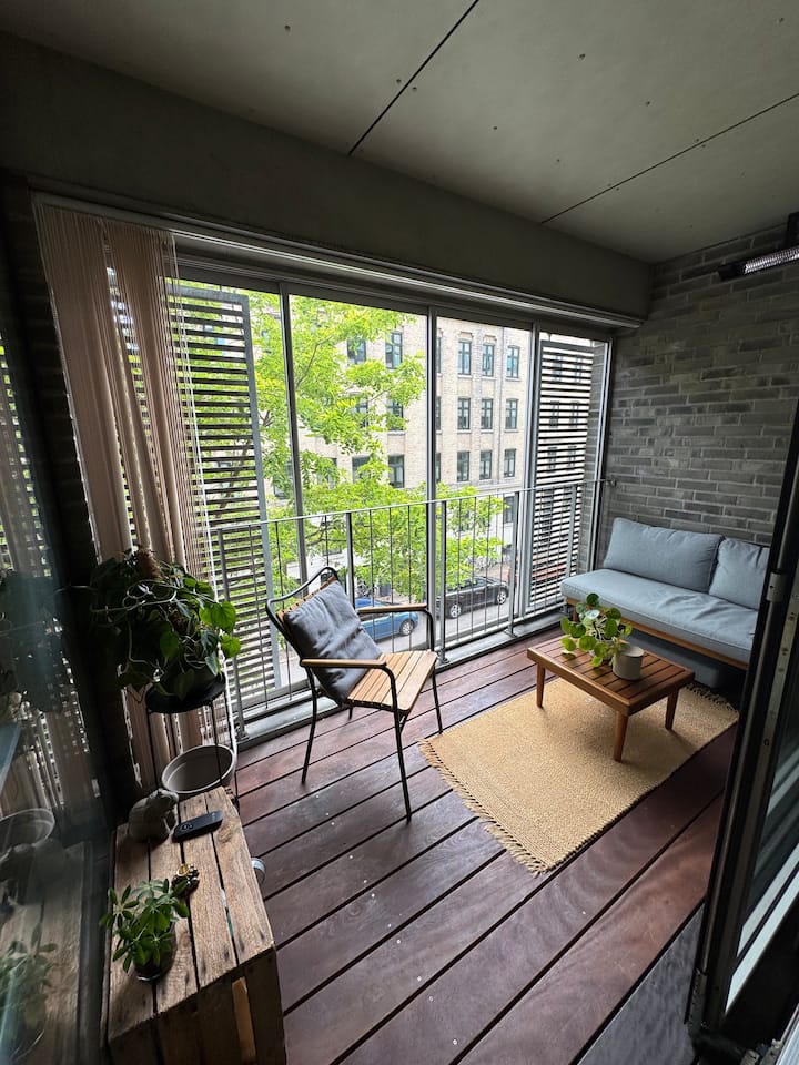 Apartment With 2 Balconies - Kopenhagen