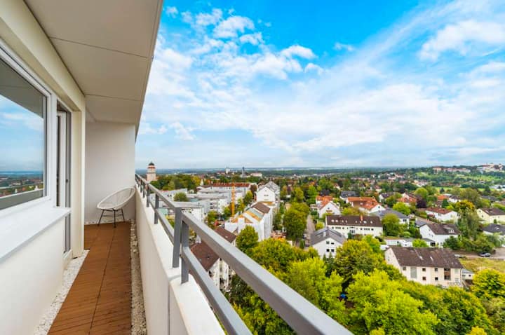 Penthouse 12. Stock · Panorama · Flughafen Muc - Freising