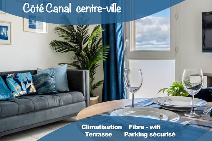 T1bis - Quai D'alsace-clim/ Parking Privé - Narbonne