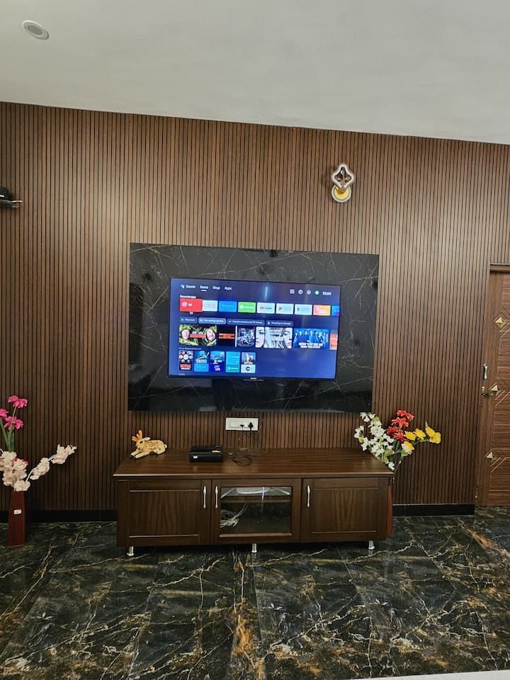 A/c 3bhk Full House Kitchen Strong Wi-fi @Pollachi - Pollachi