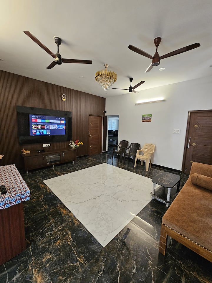 A/c 3bhk Full House Kitchen Strong Wi-fi @Pollachi - Pollachi