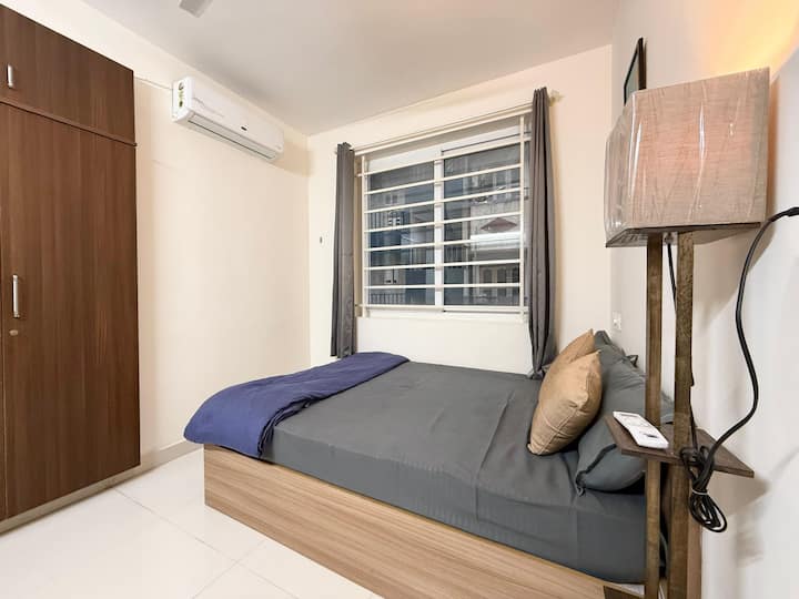 1 Bhk-privateac-flat | Kitchen @Fortale Living - Bangalore