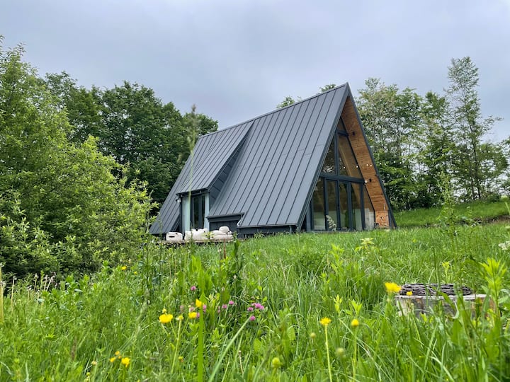 Cabana A-frame Cricov 9, La Marginea Padurii. - Romania