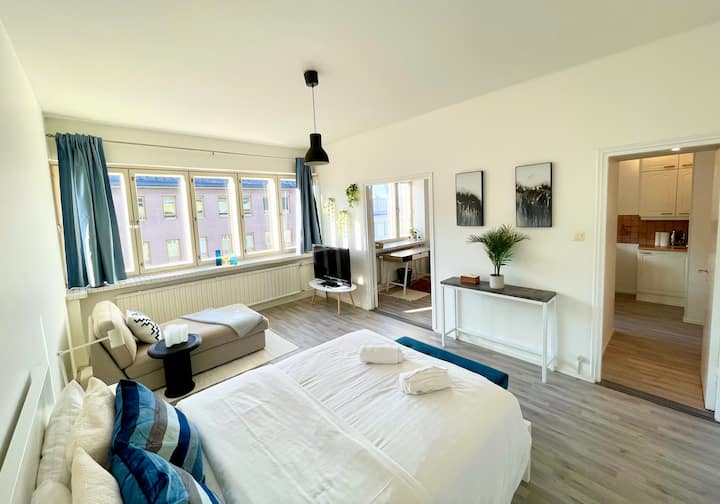 Penthouse Töölö - High Ceilings, Wi-fi & 24/7 Shop - Helsinki