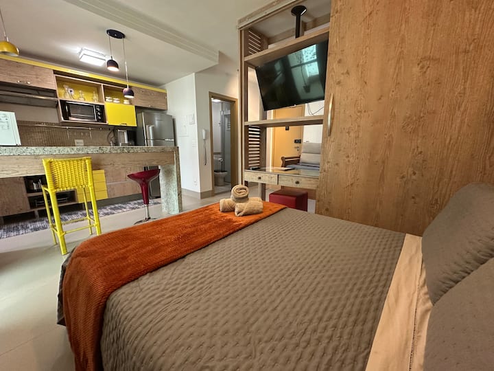 Estúdio Vintage Na Zona Sul Próximo Ao Praia Clube - Uberlândia