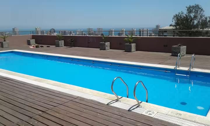 Escapada Perfecta En Viña. Piscina, Parking Y Wifi - 비냐델마르