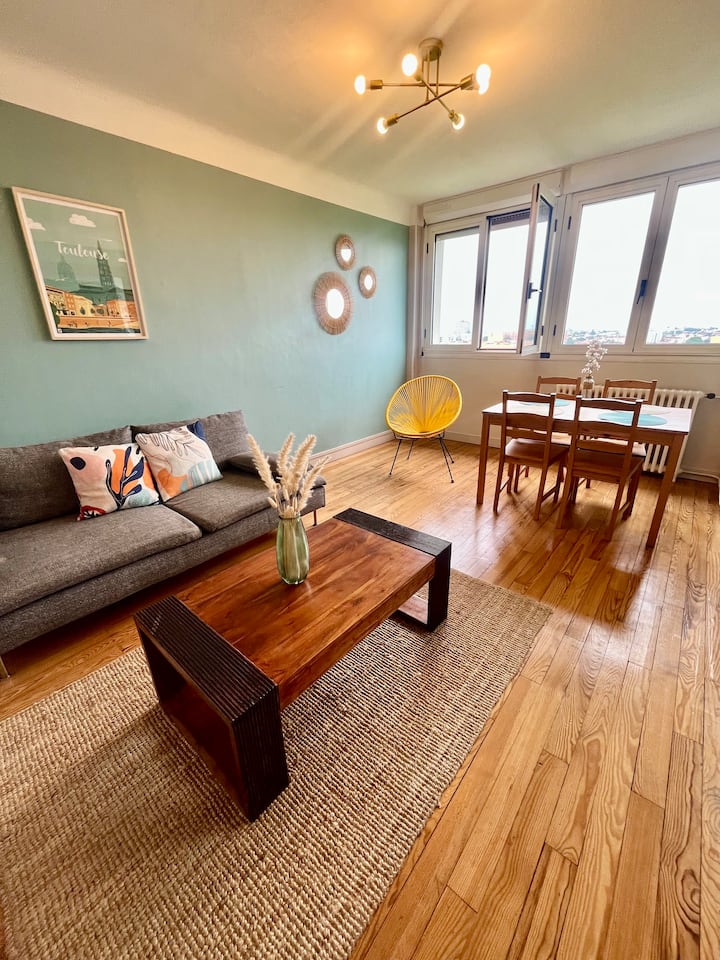 T3 Cosy, Centre Ville + Garage - Haute-Garonne