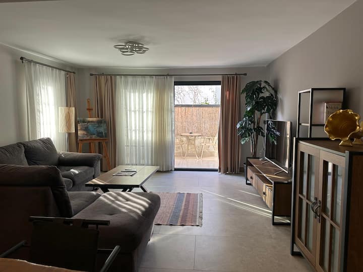 Modern & Peaceful Garden Apartment In Bodrum - Torba