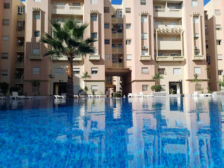 Appartement Neuf Avec Piscine A 5 Min De La Plage - Mohammédia