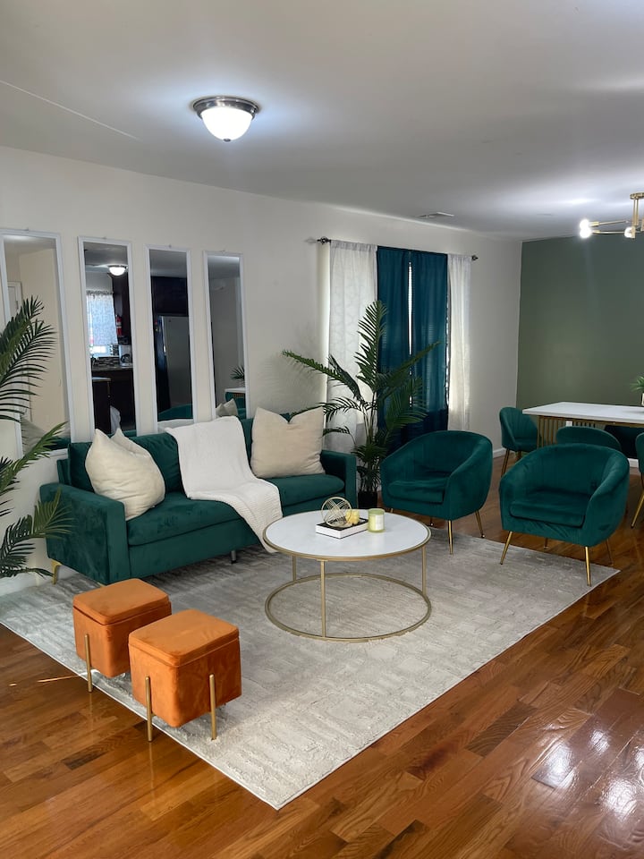Modern 3bed/6 Guest Apt Near Ewr - New Jersey