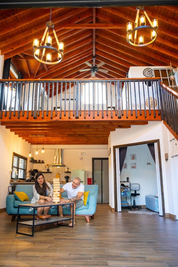 The Cozy Càsata! A Unique American-style Cabin - Utuado