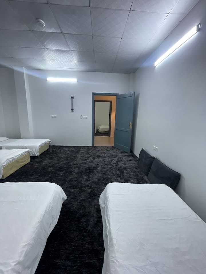 غرفتين نوم مع حمام واحد الطابق الاول (Room No 6) - Mecca