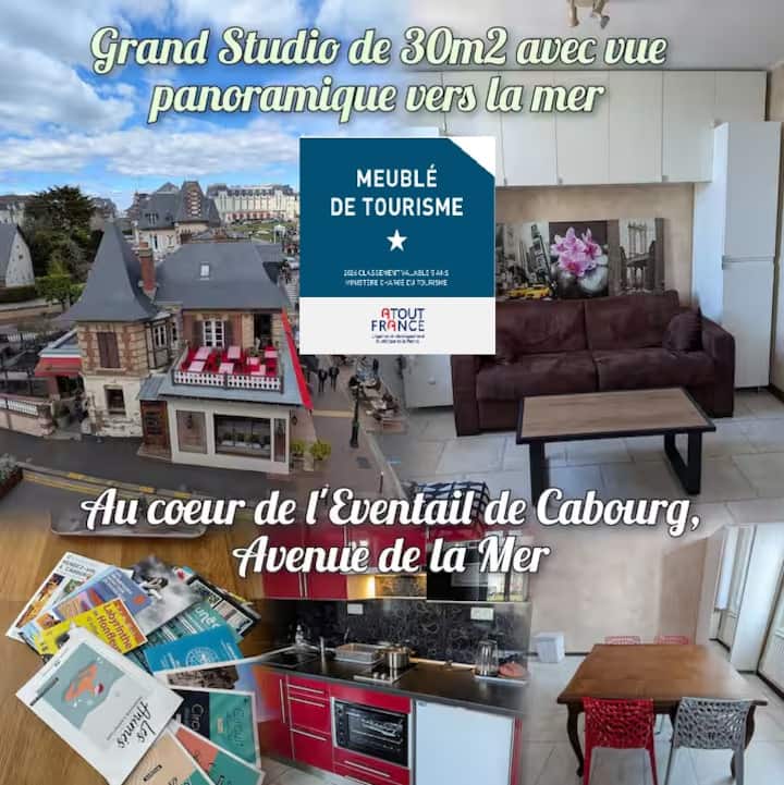 1 éToile Coeur Cabourg | Vue Roof-top Nord (30m²) - Franceville-Plage