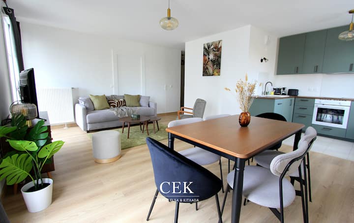 Cristal5 ~ Disneyland Pour 6pers ~ Parking & Wifi - Serris