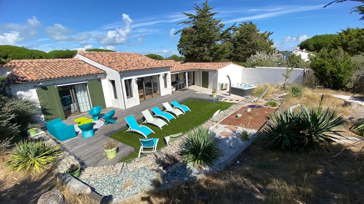 Au Pied De La Dune, 20m Plage, Spa, Plancha, 5ch - Île de Ré