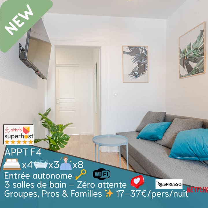 Comfort– 3 Sdb– Cattenom/btp/familles/equipes - Thionville