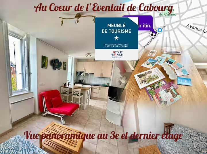 1 éToile Coeur Cabourg | Vue Roof-top Ouest (24m²) - Cabourg