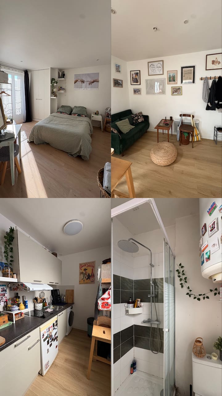 Petit Appartement Paris 19 - Ourcq Buttes Chaumont - Gare de l'Est - Paris