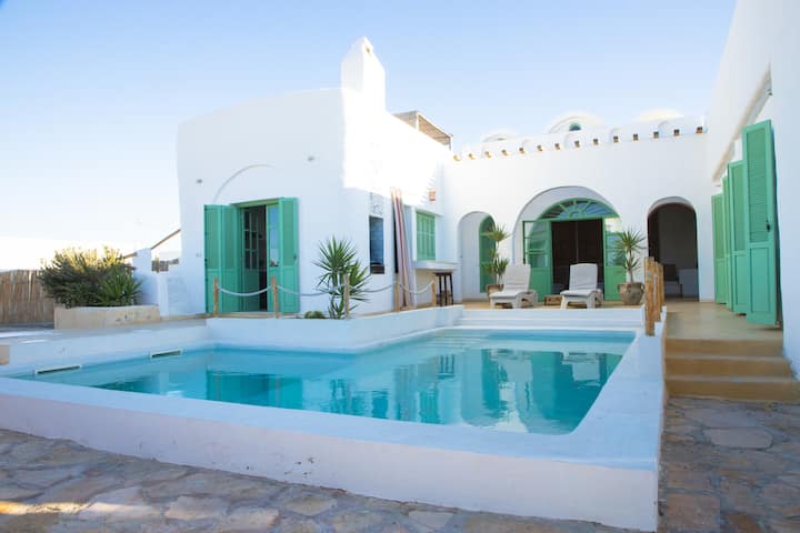 Villa Emeraude Style Djerbien Avec Piscine Privée - 제르바
