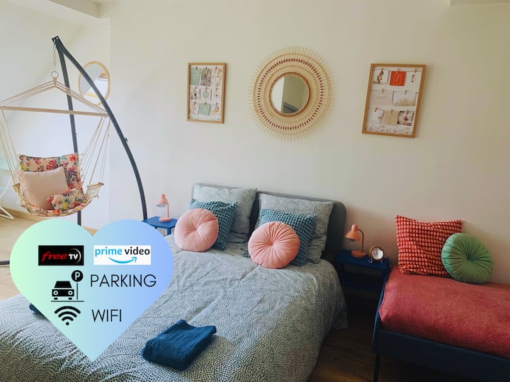 Cocooning Pinky Modern Studio - Avesnes-sur-Helpe