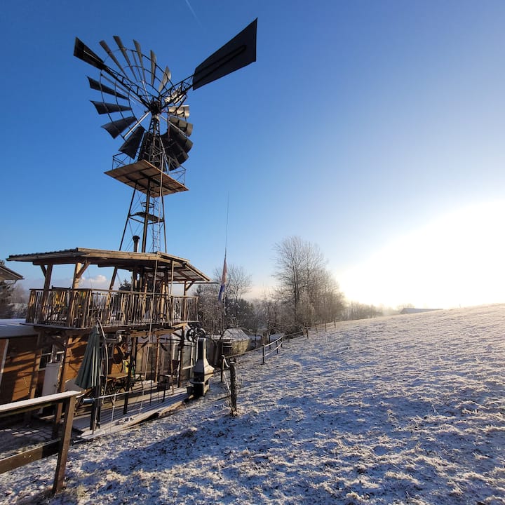 Schäferwagen Mit Dachterrasse An Der Pferdekoppel - Grafenau