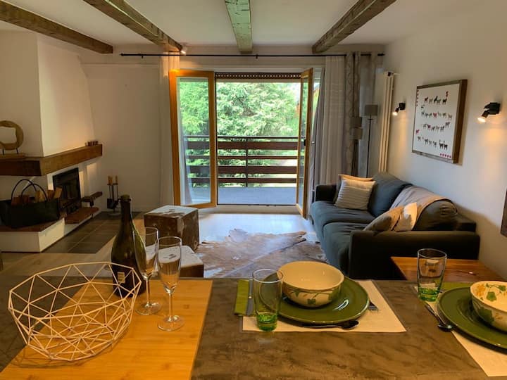 Cosy 1 Bed Room , Fire Place - La Tzoumaz