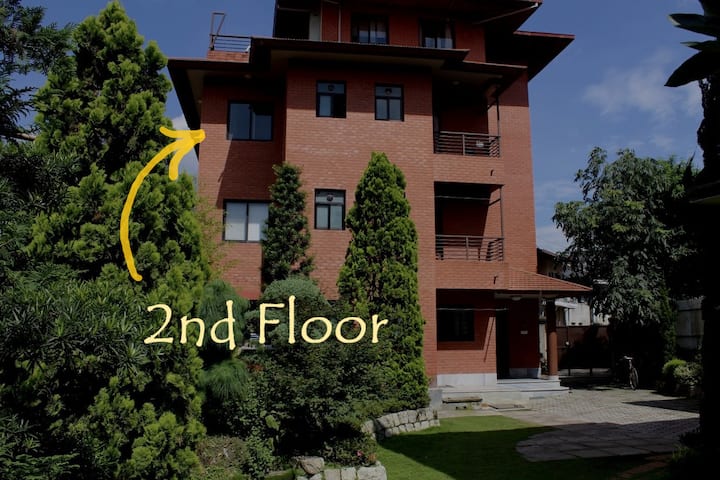 [2nd Floor] Healing Green Garden - 2bhk Whole Flat - Kathmandu
