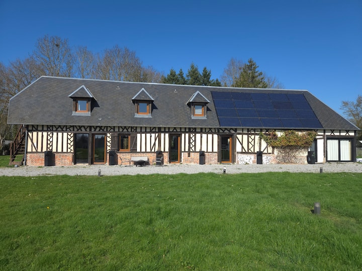 Villa Fleurie, Piscine Chauffée, Sauna Et Ferme - Haute-Normandie
