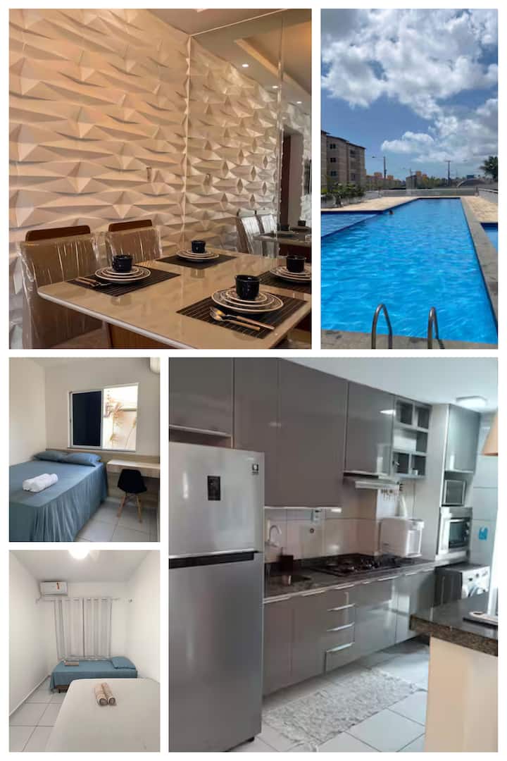 Apto Térreo Moderno Com Piscina – Próx. Litorânea - São Luís