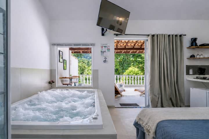 Chalé Loft Hidro Privativa Com Vista - Duque de Caxias