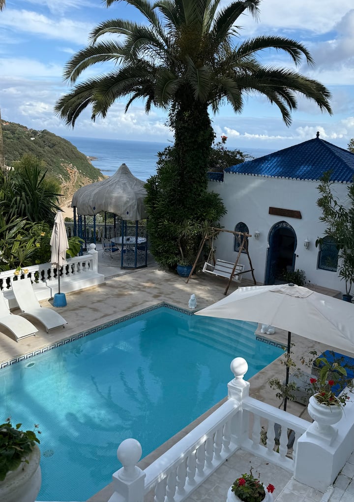 Hidden Charmhouse • Dream View + Private Pool - Tangier