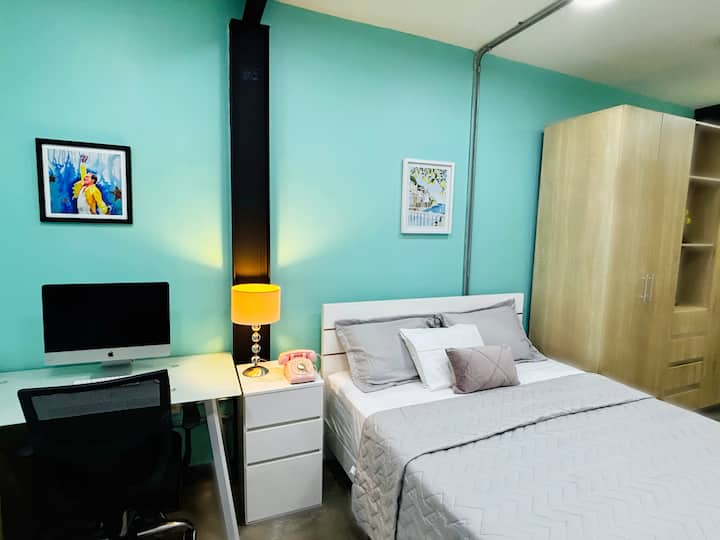 Loft Con Aire Acondicionado, Roku Y Jardín. - Cúcuta