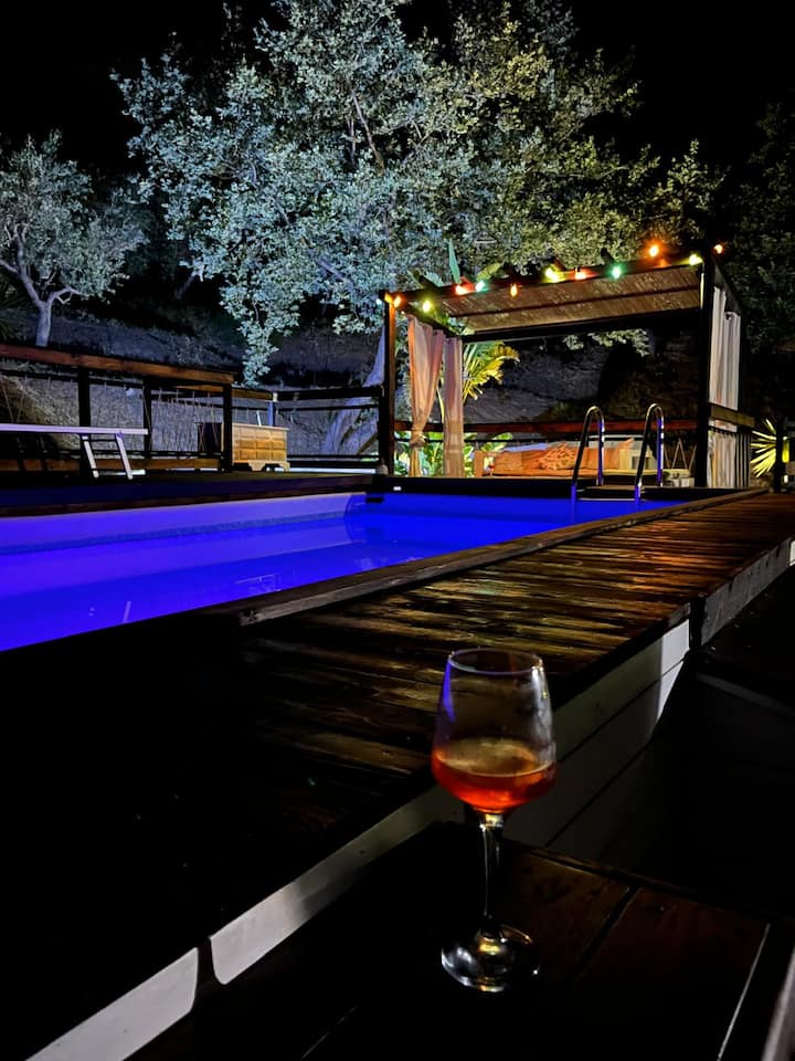 Villa Gelso Bianco Con Piscina E Sauna Nordica - Castelbuono
