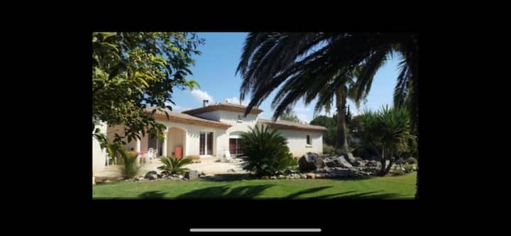 Maison Provençale Climatisée Avec Piscine Lagon - Portiragnes