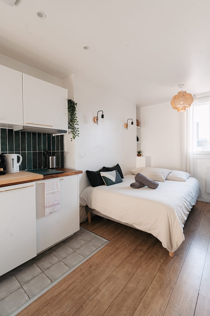 Studio Cosy – Rer C Direct Paris Et Tour Eiffel - Vitry-sur-Seine