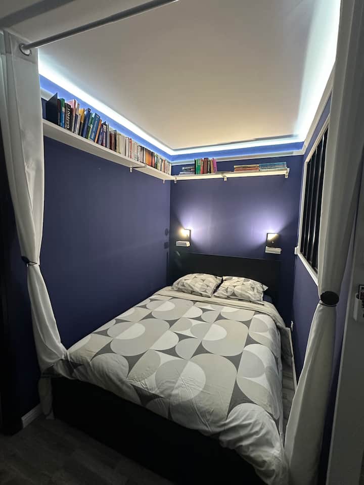 Studio Lumineux Proche Paris - Gennevilliers