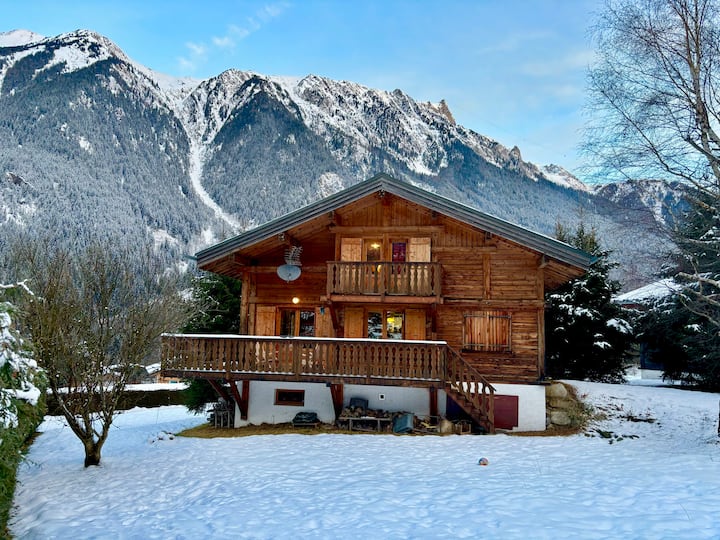Superbe Chalet Vue Mont Blanc - Les Houches