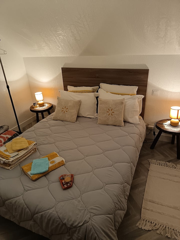 Chambre Lit Double - Pontivy