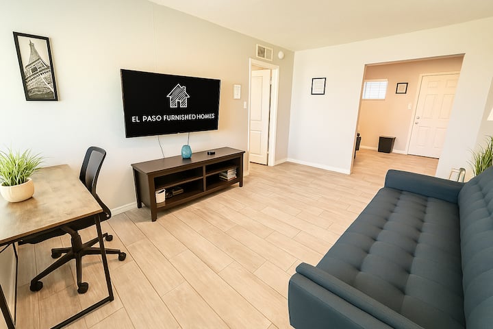 Charming 1br/1ba Rental - Fully Remodeled & Cozy - El Paso, TX