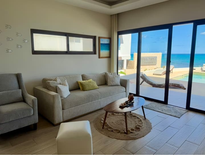 Cozy Apartment W/3bedrooms Oceanfront Wifi - Isla Mujeres