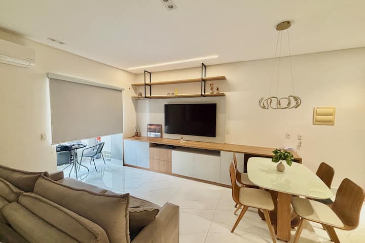 Studio Com Sacada, Cozinha E Smart Tv–av. Kennedy - Santo André