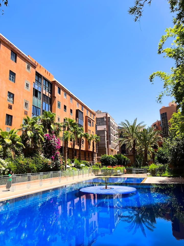 Confort Et Style - Residence Piscine A L'hivernage - Marrakesch