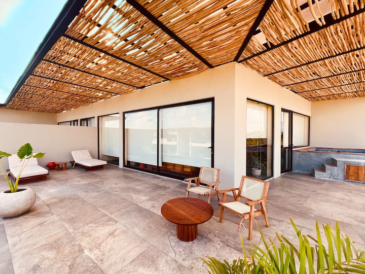 Penthouse In Tulum With Private Pool And Terrace - Tulum